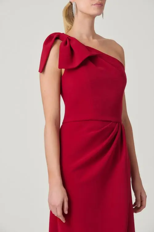 Shoshanna Stretch Crepe Midnight Killian Dress