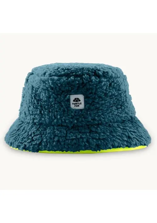 Turtle Fur Piped Stomp Bucket Hat - Transformative Teal