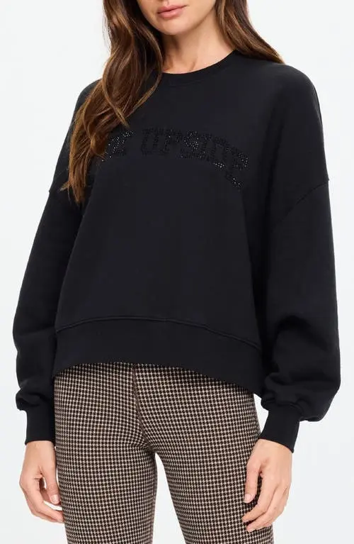 The Upside Paloma Logo Pullover Sweatshirt - Black