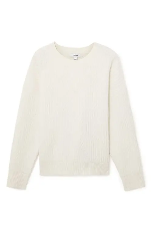 REISS Leah Wool & Cashmere Crewneck Sweater