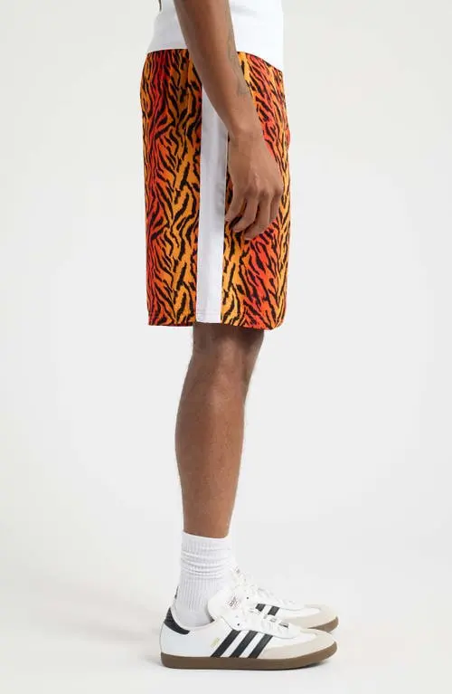 BLUE SKY INN Tiger Print Waiter Drawstring Shorts