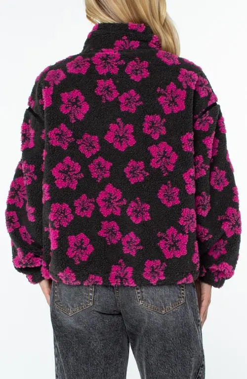 Roxy Wurlie Floral High Pile Fleece Jacket