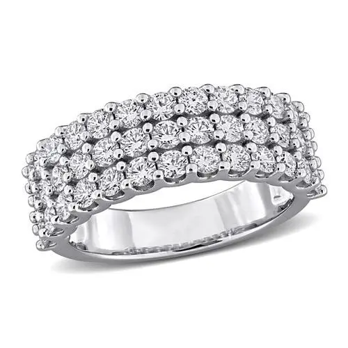 JULIANNA B. 1-3/4 Ctw Lab Grown Diamond Triple Row Ring
