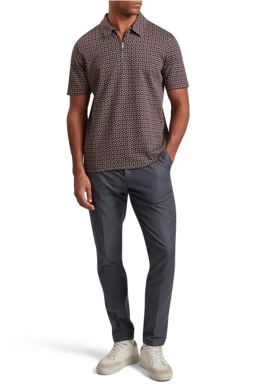 Ted Baker London Grae Quarter Zip Polo