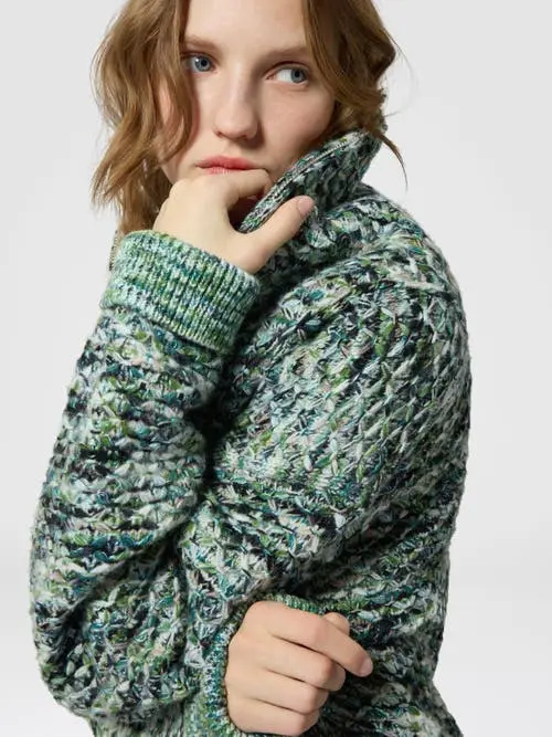 Missoni Oversized Full-zip Cardigan With 3d Construction