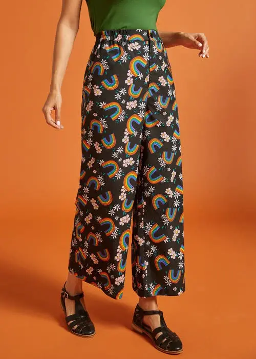 MODCLOTH Day Trip Drifters Palazzo Pant
