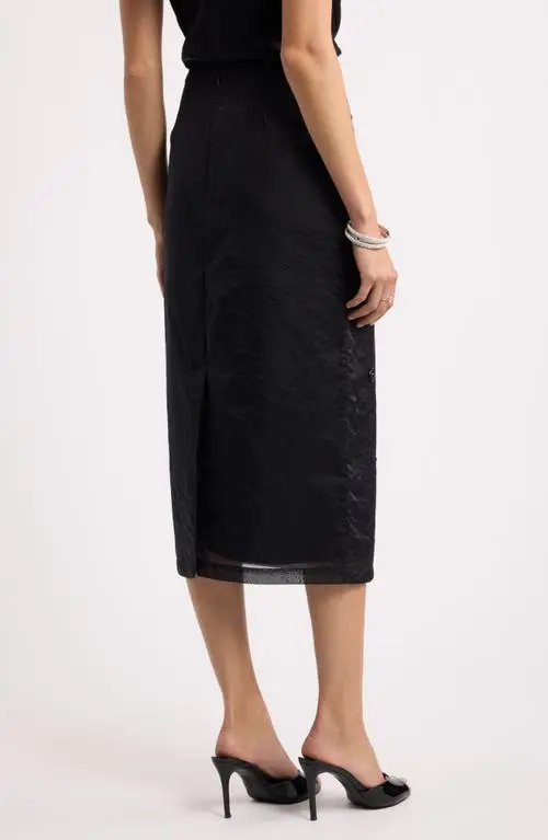 Nordstrom Embellished Column Midi Skirt