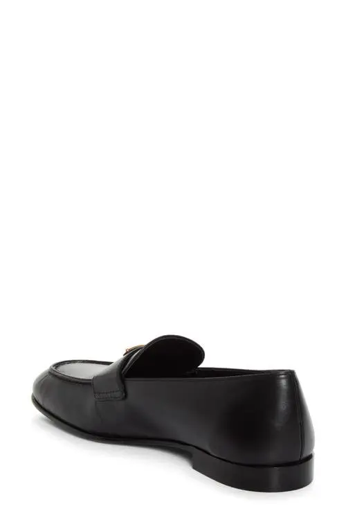Prada Logo Leather Loafer