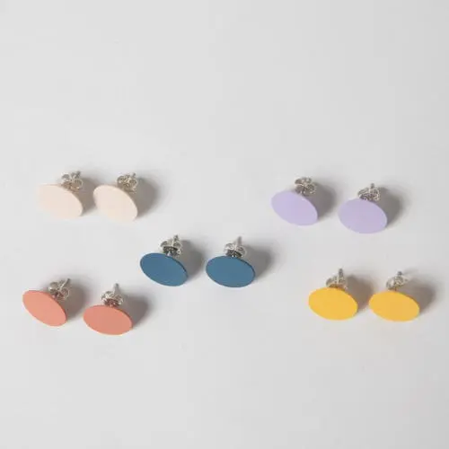 PRETTI.COOL Dot Earrings - Cobalt