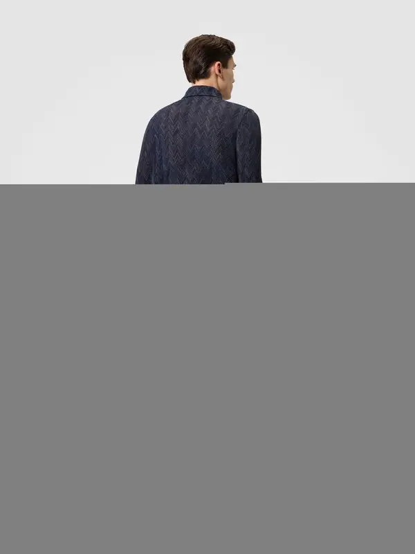 Missoni Striped Wool And Viscose Knit Shirt