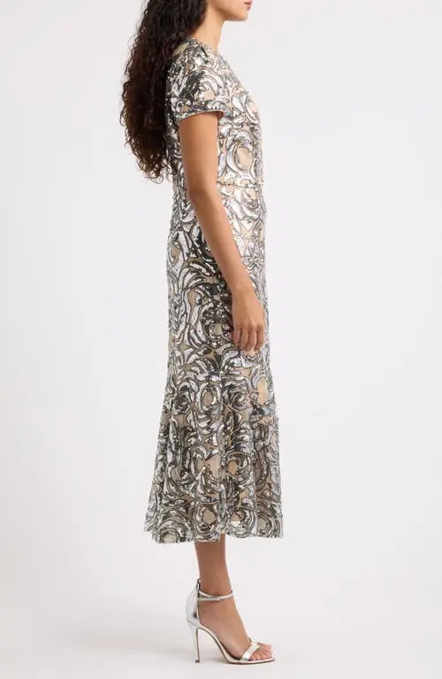 Sam Edelman Rose Sequin Gown