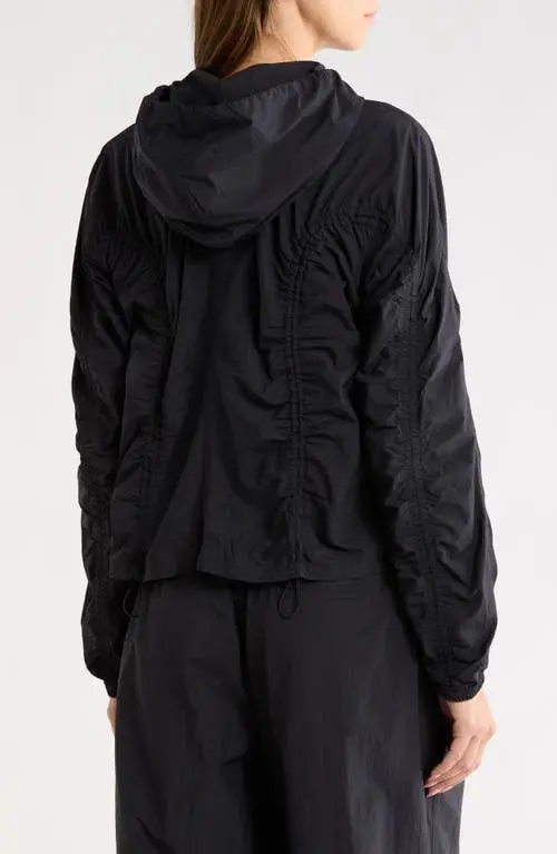 On X Zendaya Ruched Lightweight Performance Jacket - Black