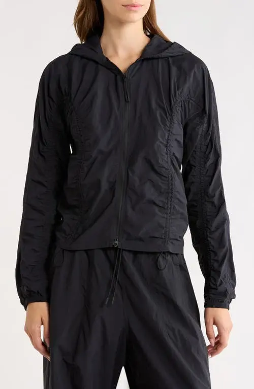 On X Zendaya Ruched Lightweight Performance Jacket - Black