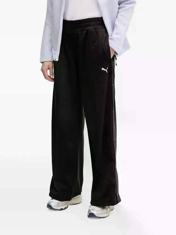 PUMA Press-stud Track Pants - Black