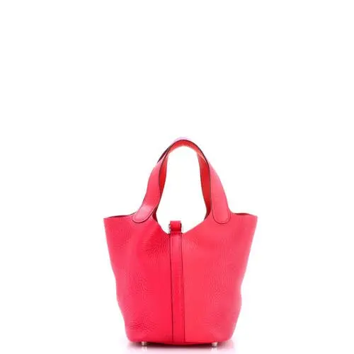 Hermès Picotin Lock Bag Tricolor Clemence Pm