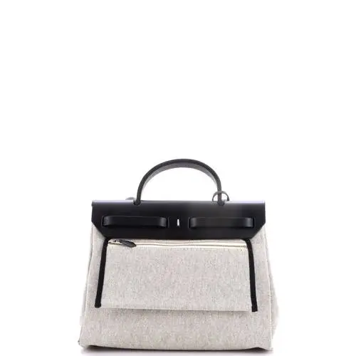 Hermès Herbag Zip Pegase Pop Toile And Leather 31