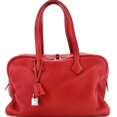 Hermès Victoria Ii Bag Clemence 35 - Red