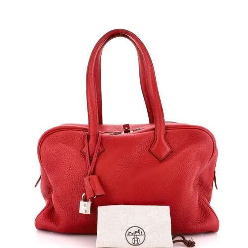 Hermès Victoria Ii Bag Clemence 35 - Red