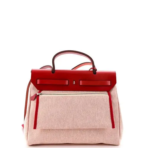 Hermès Herbag Zip Pegase Pop Toile And Leather 31
