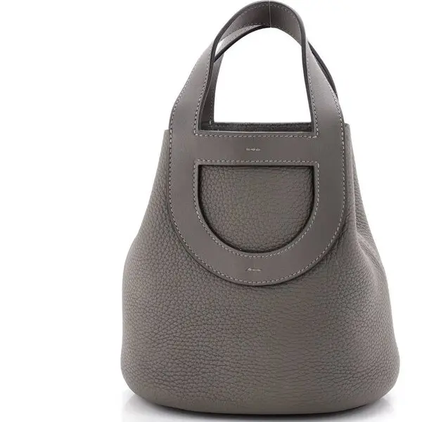 Hermès In-the-loop Bag Clemence With Swift 18 - Grey