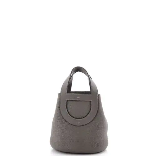Hermès In-the-loop Bag Clemence With Swift 18 - Grey