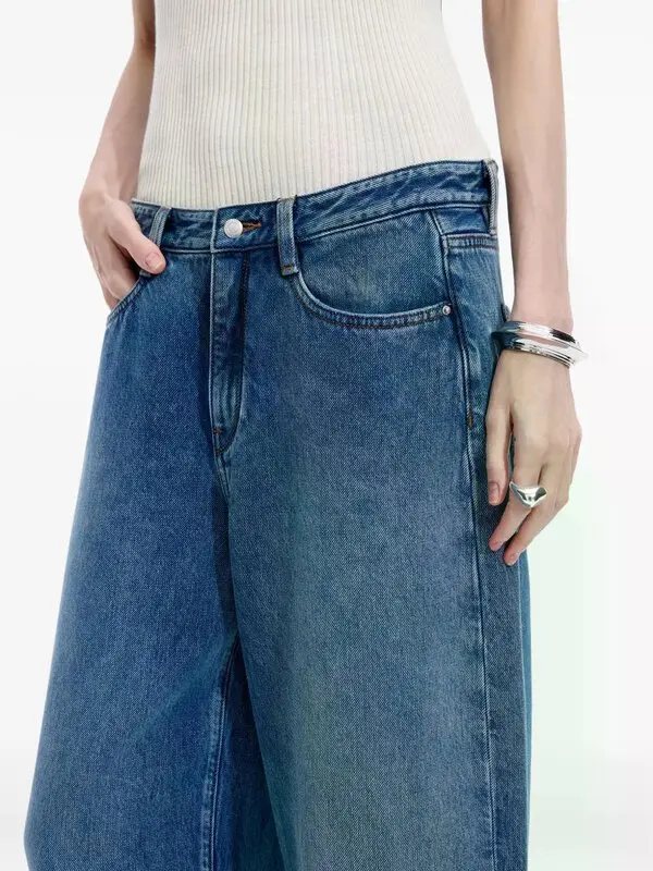 JNBY Washed Banana-cut Jeans