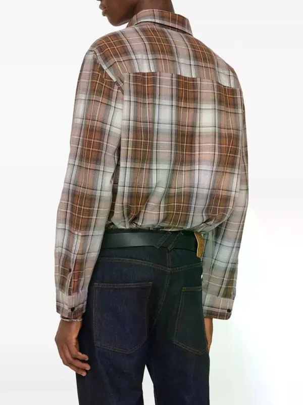 Burberry Madras Check Button-down Shirt