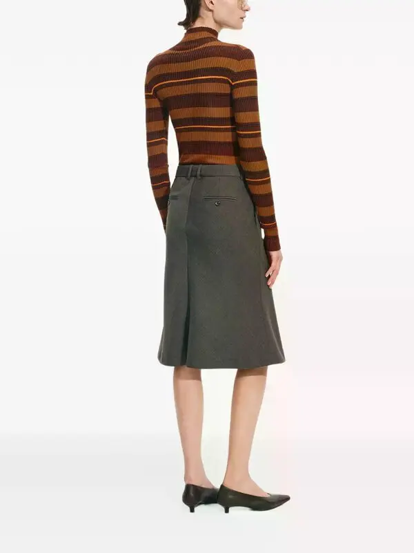 JNBY Striped Mock-neck Sweater