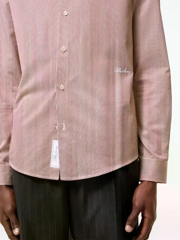Burberry Slim-fit Striped Cotton Shirt