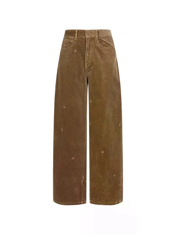 JNBY Corduroy-texture Straight Trousers