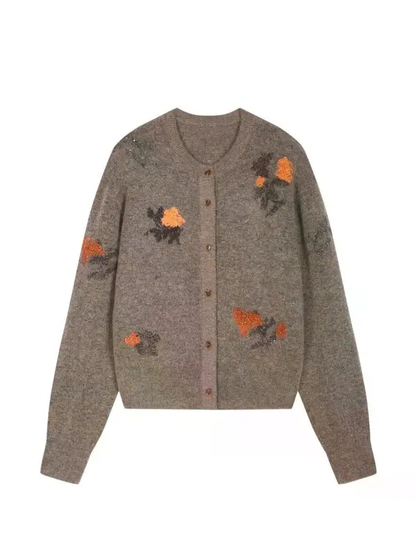 JNBY Floral-embroidered Cardigan