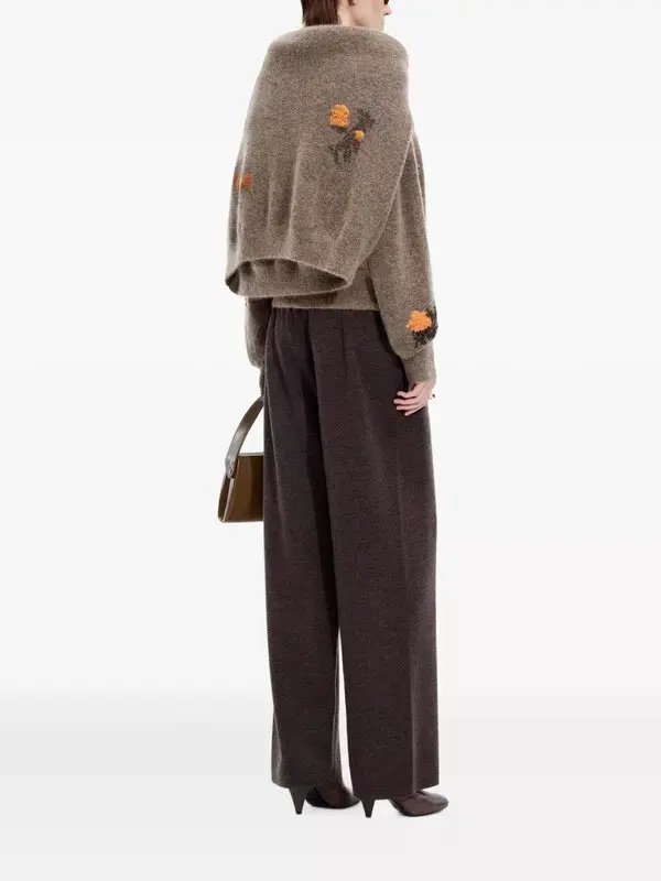 JNBY Floral-embroidered Cardigan