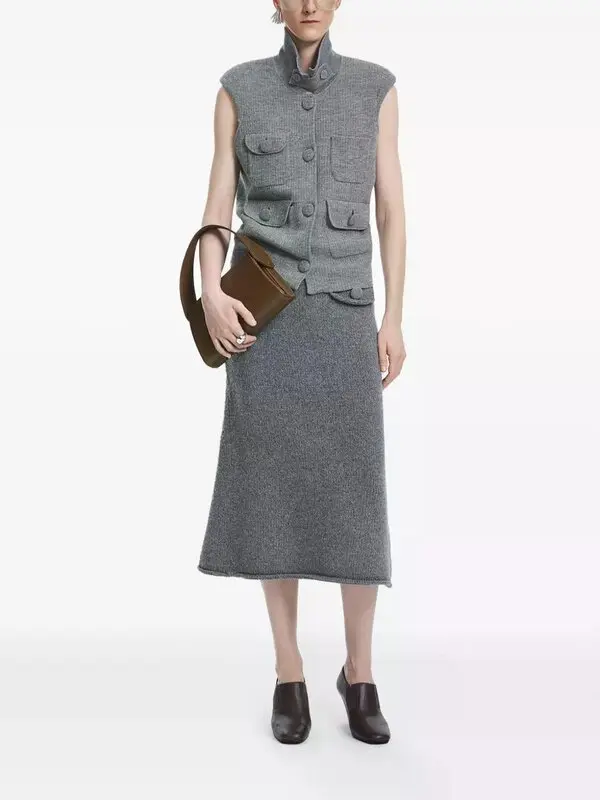 JNBY A-line Knitted Midi Skirt
