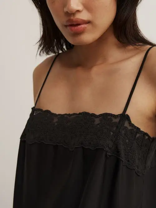 Witchery Cropped Lace Camisole