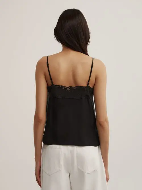 Witchery Cropped Lace Camisole