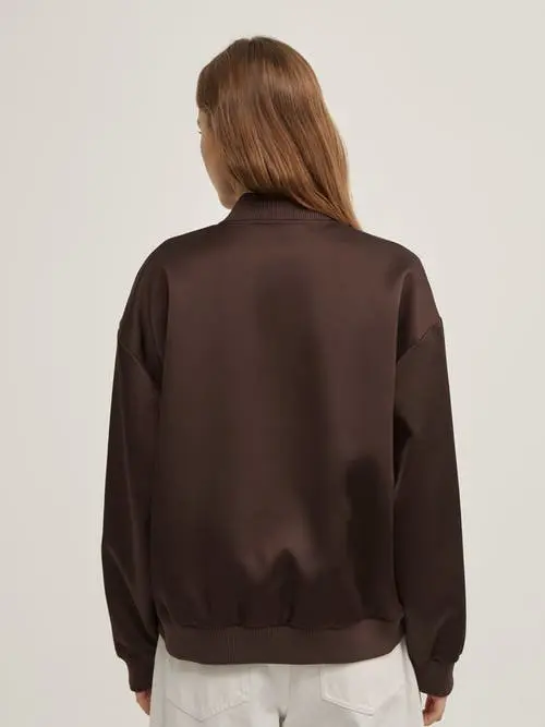 Witchery Nylon Bomber Jacket