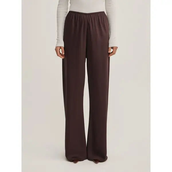 Witchery Bias Pull On Pant - Espresso