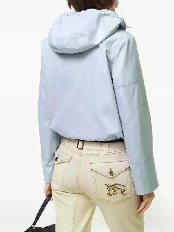 Burberry Cropped Tropical-gabardine Parka