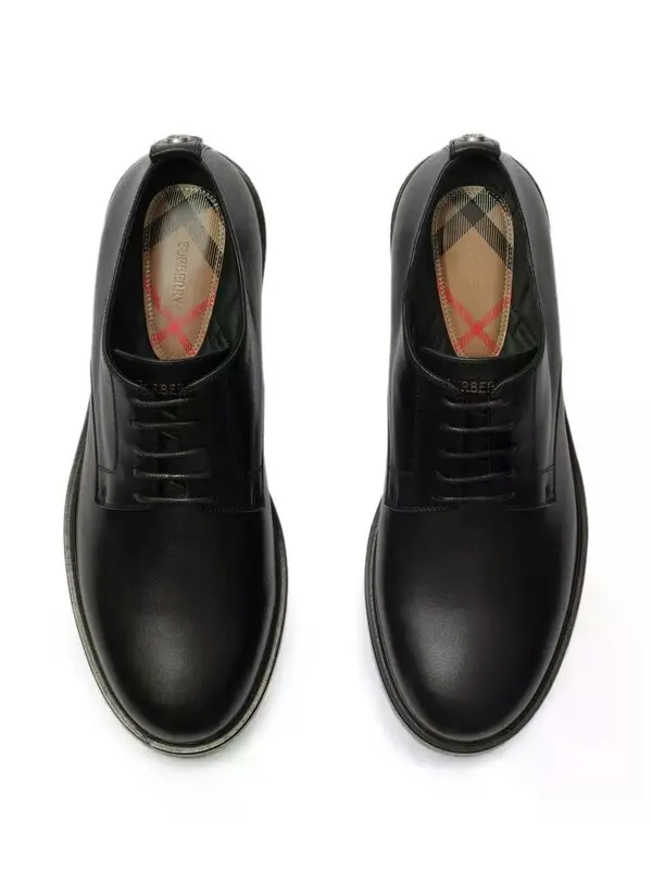 Burberry Leather Pembroke Derby Shoes