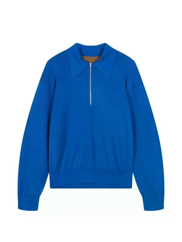 CROQUIS Half-zip Polo Sweater