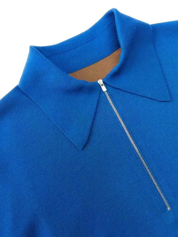 CROQUIS Half-zip Polo Sweater