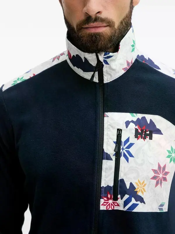 Helly Hansen Floral-print Zip-up Sweatshirt