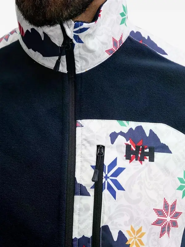 Helly Hansen Floral-print Zip-up Sweatshirt