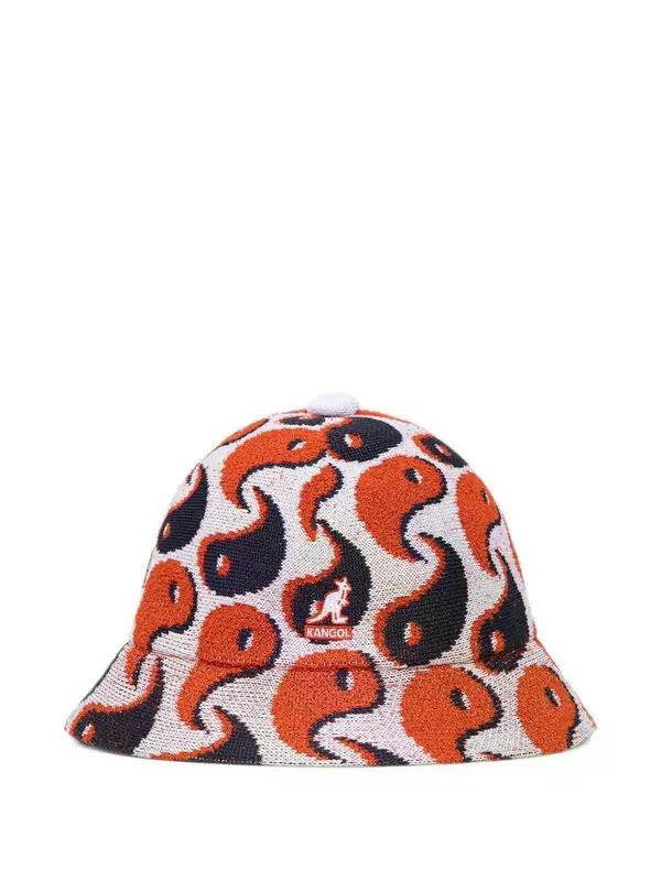 KANGOL Logo-embroidered Bucket Hat