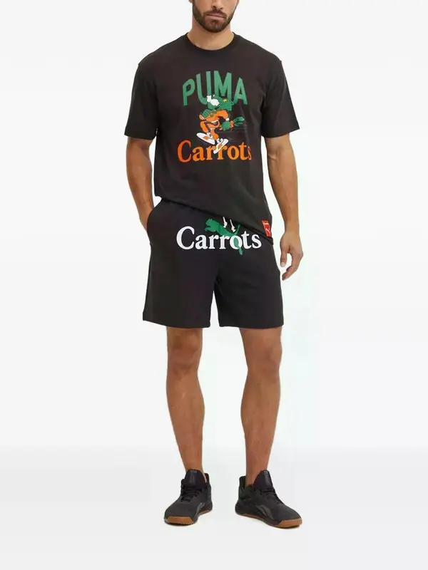 PUMA X Carrots Logo-print Track Shorts