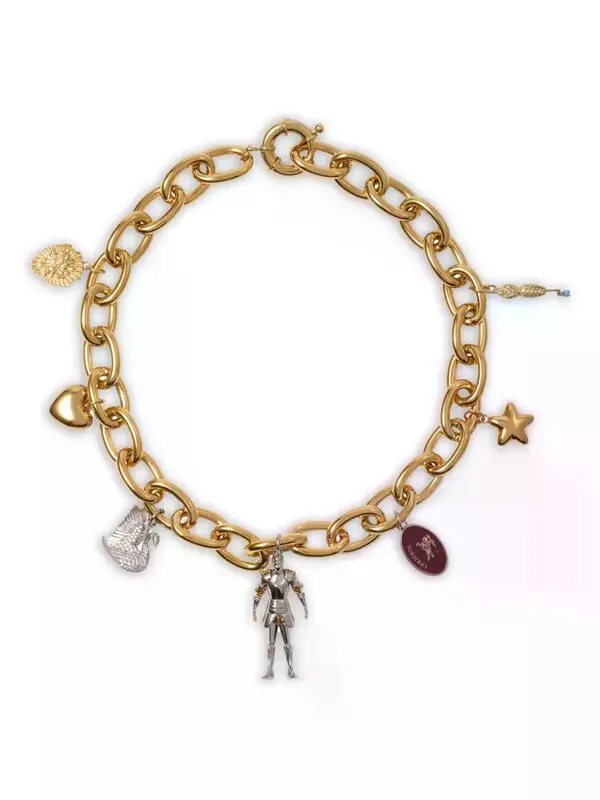 Burberry Charm Necklace - Gold