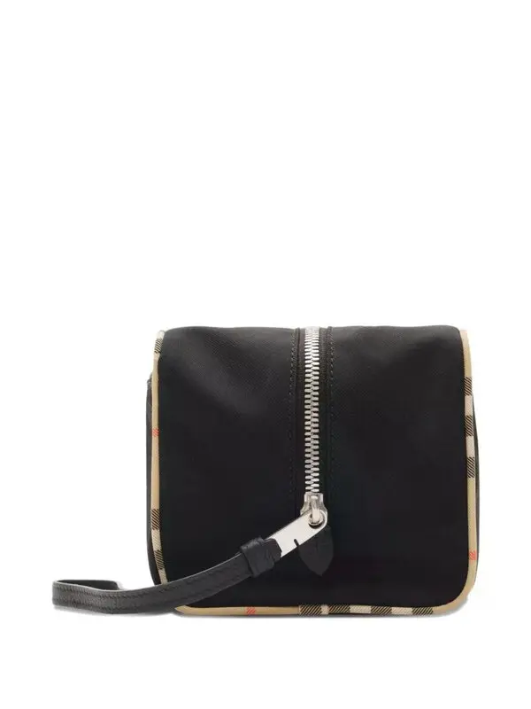 Burberry Large Check Trim Travel Pouch