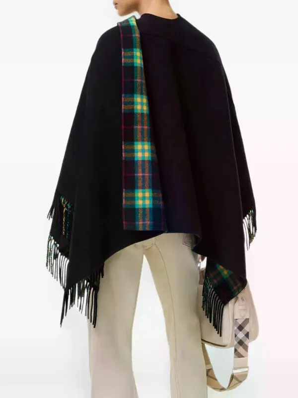Burberry Wool Blanket Cape