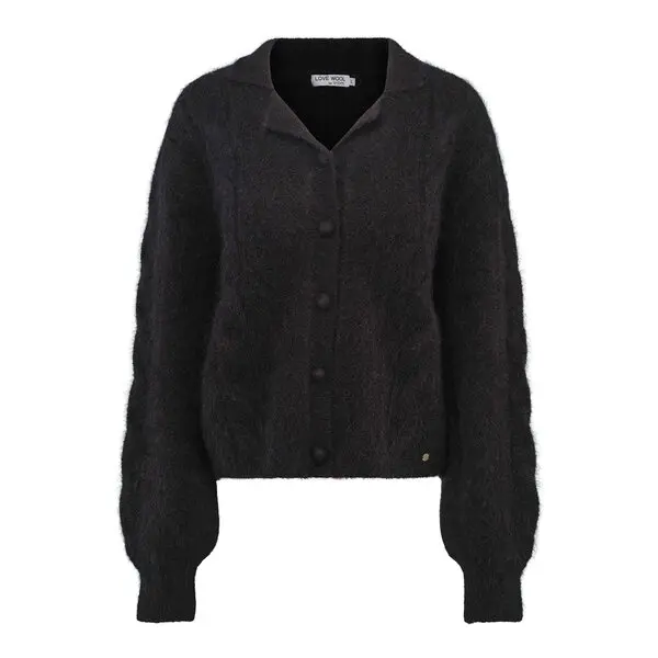 TIRILLM Ninni Mohair Mix Knitted Cardigan