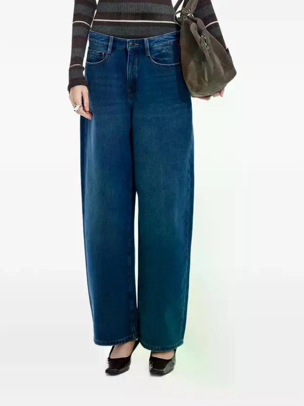 JNBY High-waist Banana-cut Jeans